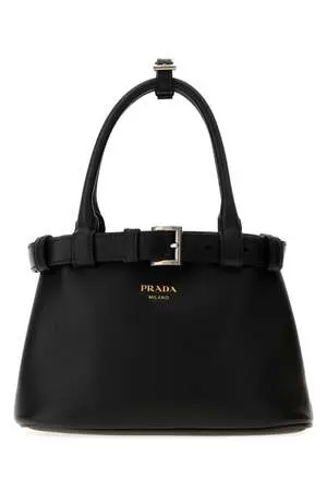 Prada Leather Handbag - Black