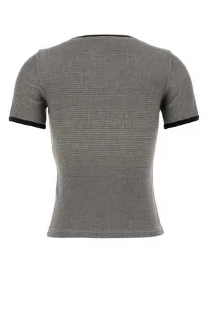 COURREGES Printed Jersey T-shirt