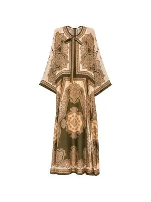 Zimmermann Mahon Silk Tunic Dress - Multicolor