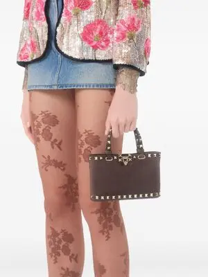 Valentino Garavani Rockstud Suede Mini Bag - Multicolor