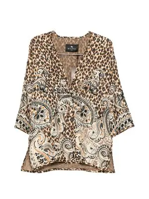 Etro Silk Jacket - Multicolor
