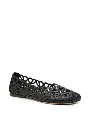 Loewe Petal Anagram Ballet Flats