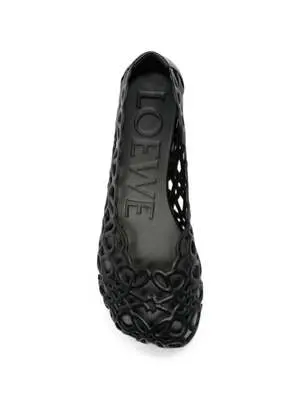 Loewe Petal Anagram Ballet Flats