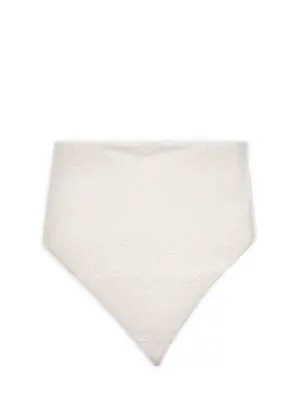 Brunello Cucinelli Beige Cashmere Large Scarf With Monili - Multicolor