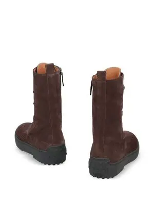 TOD'S Suede Lace-up Boots
