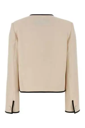 Valentino Garavani Cream Wool Blend Jacket