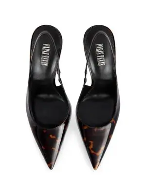 Paris Texas Lidia Patent Leather Slingback Pumps - Multicolor