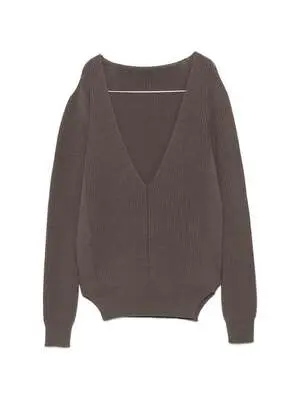 Rick Owens Wool V-necked Sweater - Multicolor