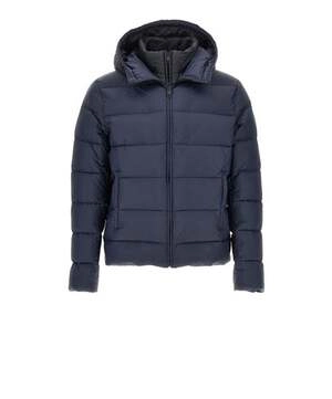 FAY Quilted Puffer Jacket With Hood - Multicolor