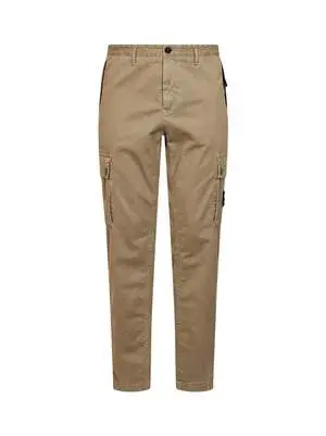 Stone Island Military Green Organic Stretch Broken Twill Cargo Trousers - Multicolor