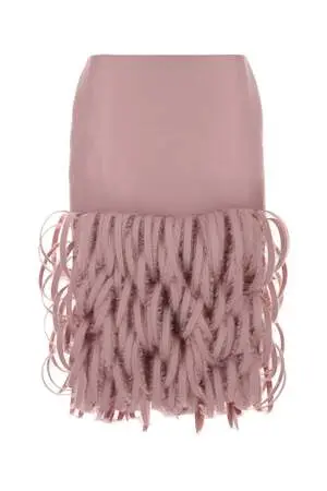 Balenciaga Wool Blend Skirt - Pink