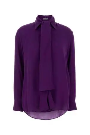 Balenciaga Georgette Shirt - Purple