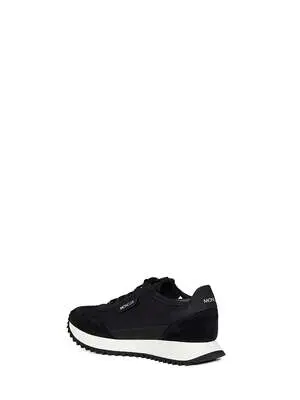 Moncler Suede And Nubuck Lace-up Sneakers - Multicolor