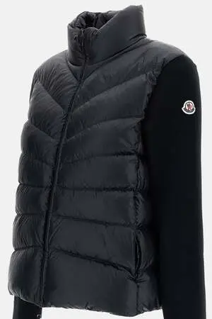 Moncler Padded Wool Zip-up Cardigan