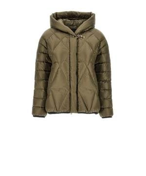 FAY Quilted Down Jacket With Toggle Closure - Multicolor