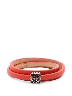 Loewe Anagram Leather Bracelet - Multicolor