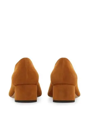 FERRAGAMO Suede Leather Pumps