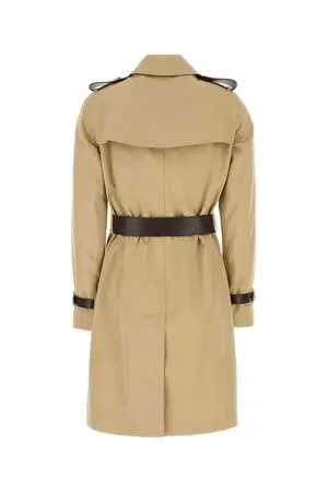 Burberry Beige Twill Trench Coat