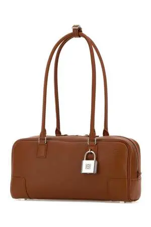 Loewe Amazona 31 Shoulder Bag In Caramel Leather - Brown
