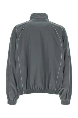 Balenciaga Dark Grey Cotton And Nylon Jacket