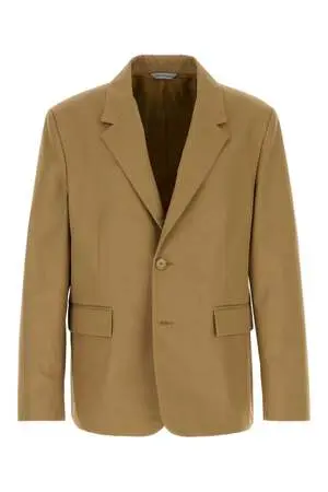 Balenciaga Beige Cotton Blazer - Brown