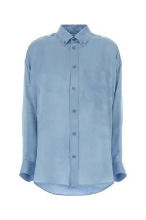 Balenciaga Light Silk Shirt - Blue