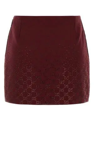 Gucci Gg Monogram Mini Skirt