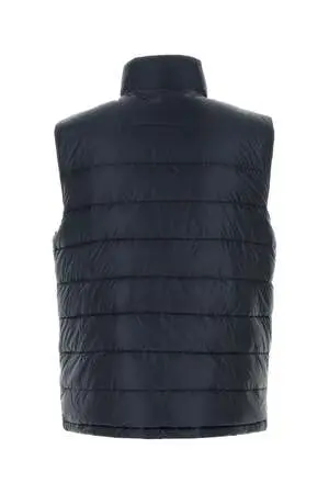 Herno Navy Nylon Sleeveless Down Jacket