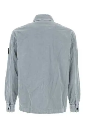 Stone Island Powder Corduroy Shirt - Blue