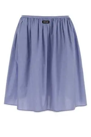 Miu Miu Embroidered Cotton Skirt - Multicolor