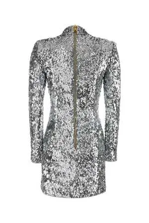 Balmain Sequined Mini Dress