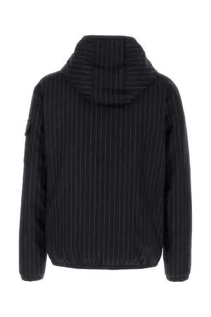 Moncler Embroidered Stretch Wool Reversible Ceze Down Jacket