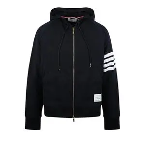 THOM BROWNE 4 Bar Classic Zip Up 'navy'