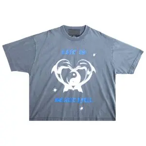 JUNGLES Life Is Beautiful Tee - Blue
