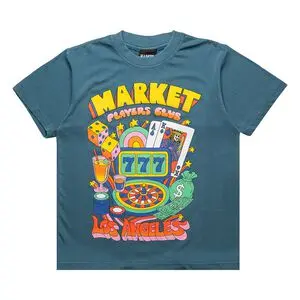 MARKET Players Club T-shirt - Blue