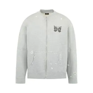 Needles Deconstructed Zipped Sweat 'heather