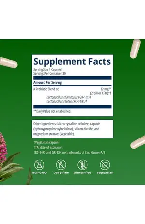 METAGENICS Ultraflora Control Daily Probiotic Supplement 30 Servings