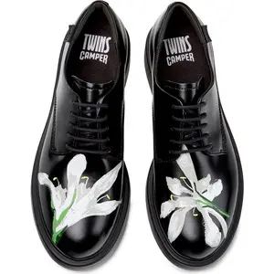 Camper Dean Twins Leather Derby - Black