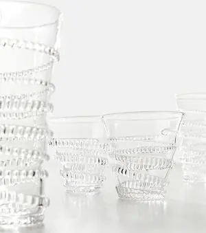 ALEXANDER KIRKEBY Set Of 2 Crystal Glasses