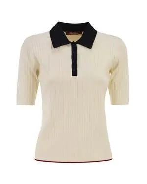 Max Mara Chic Sweater For Perfect - Bianco Blu