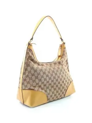 Gucci 2000s Lovely Gg Shoulder Bag - Brown