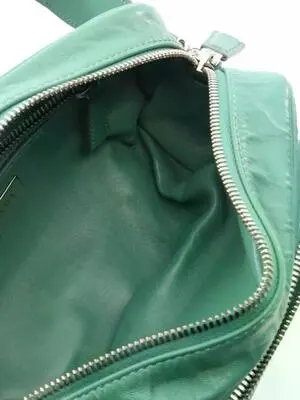 Prada Nappa Antique Shoulder Bag - Green