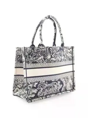 Dior Medium Book Tote Bag - Blue