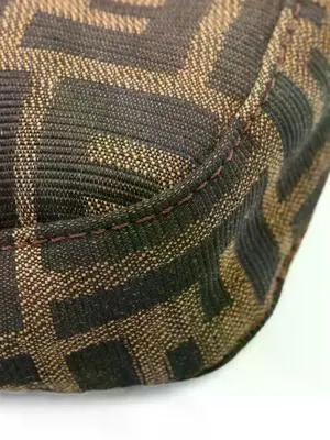 Fendi 2010s Zucca Mamma Baguette Handbag