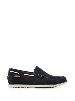Clarks Noonan Step Suede Loafers - Blue