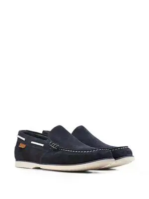 Clarks Noonan Step Suede Loafers - Blue