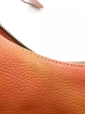 Prada 2000s Name Tag Shoulder Bag - Orange