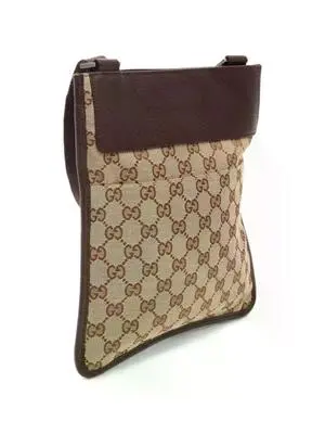 Gucci 2000s Gg Canvas Shoulder Bag