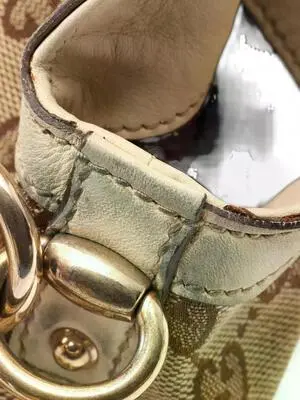 Gucci 2000s Bamboo Gg Canvas Tote Bag - Neutrals