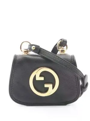 Gucci Blondie G Shoulder Bag - Black